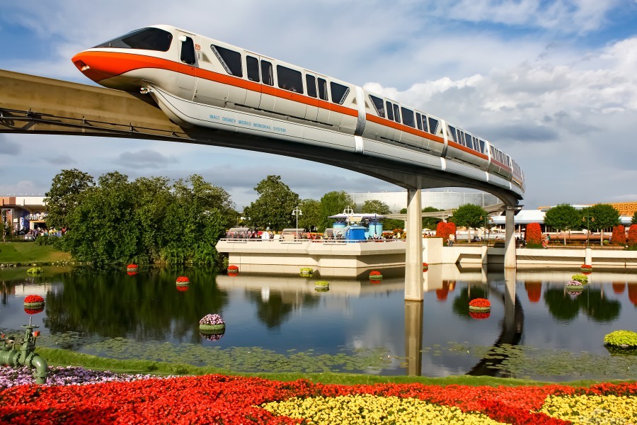 EPCOT Monorail by Justin Pistone Wall Art