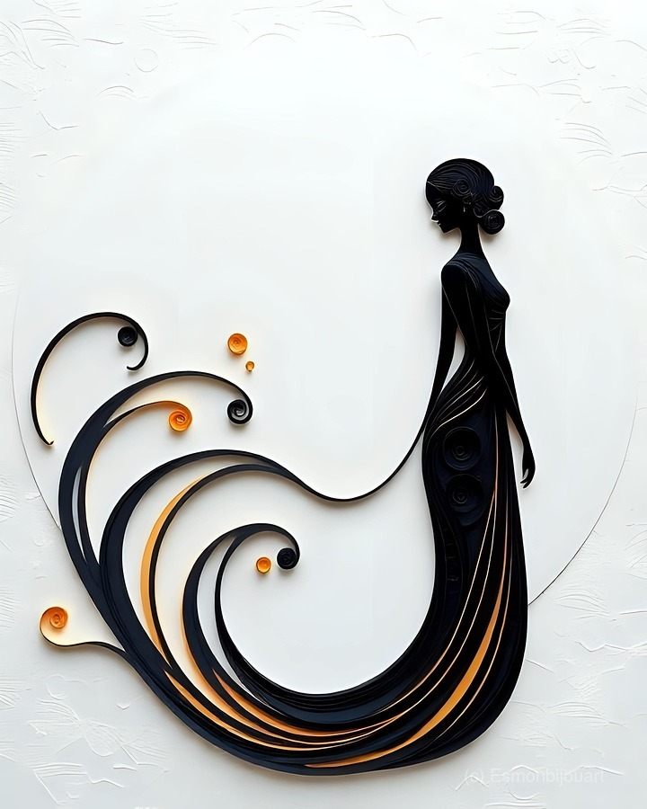 A stylized figure 2 by Esmonbijouart Wall Art