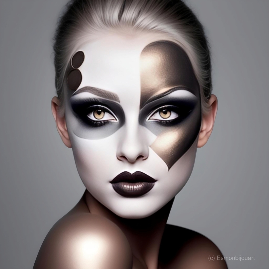 Hidden faces by Esmonbijouart Wall Art