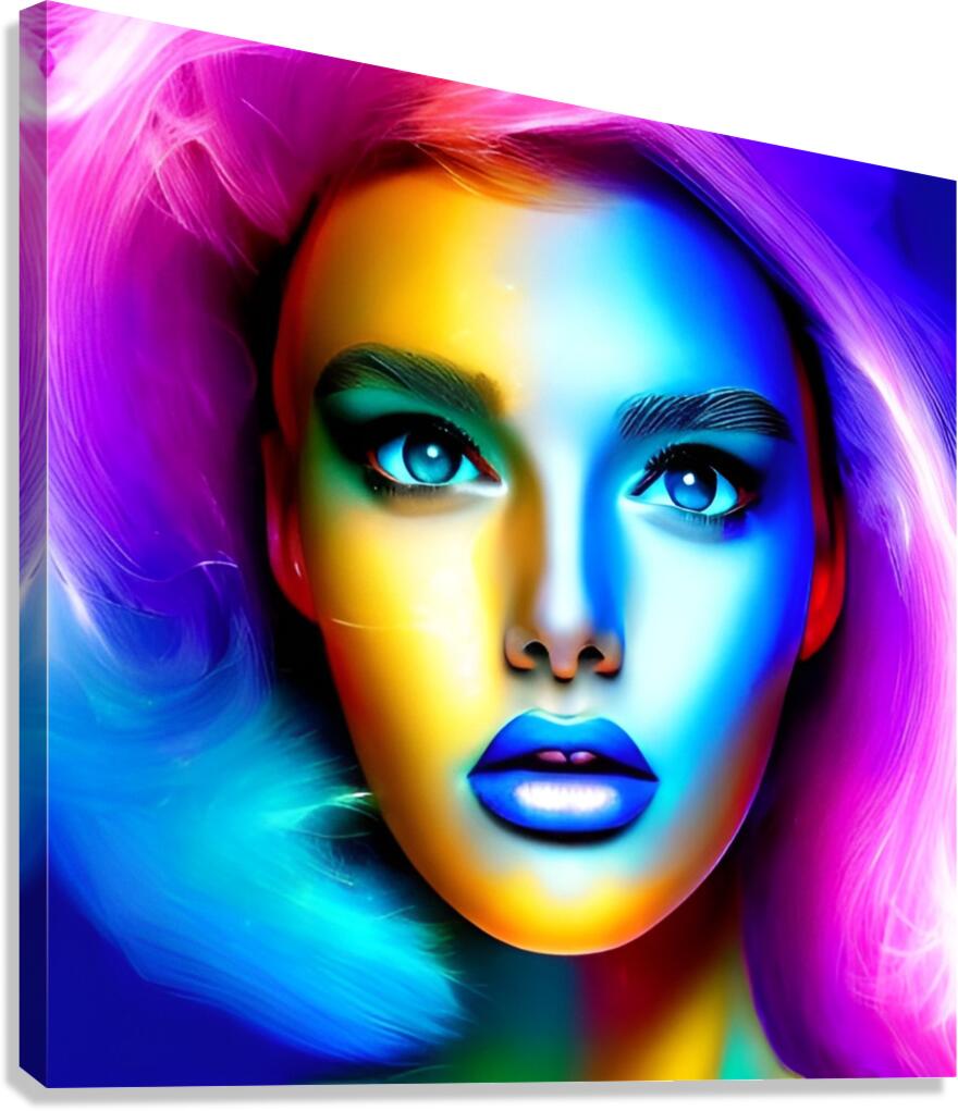 Portrait by Esmonbijouart Wall Art