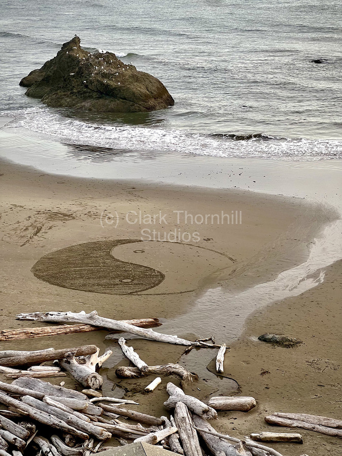 Yin-Yang Beach by Clark Thornhill Studios Wall Art