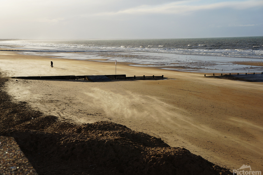 Normandy beach by Cedric Doz Wall Art