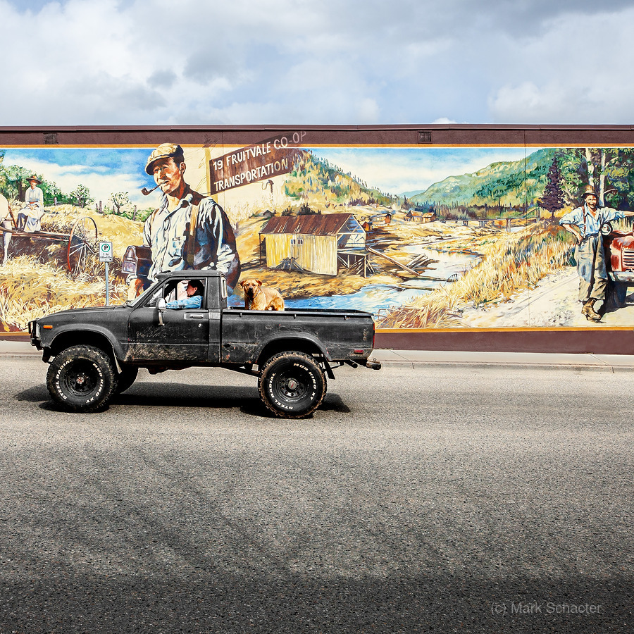 Man & Dog by Mark Schacter Wall Art