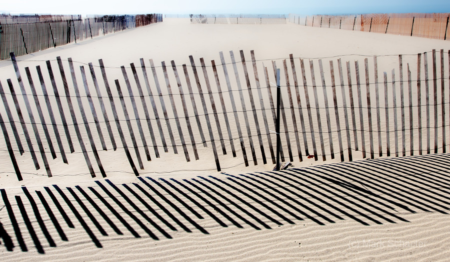 Sand Fences by Mark Schacter Wall Art