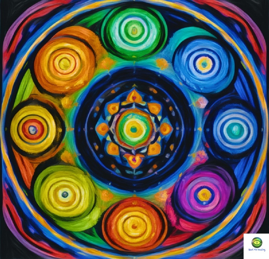 Azreal Meditation Wheel by Cice Rivera Wall Art