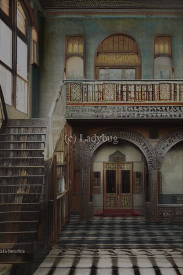 Moroccan Library by Ladybug Wall Art