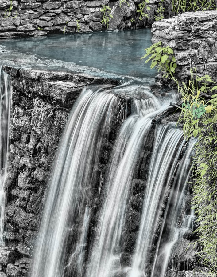 waterfalls river nature cascade by Loissa90 Wall Art