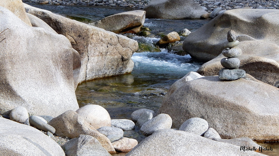 Meditation Rocks by Michelle Nichols Wall Art