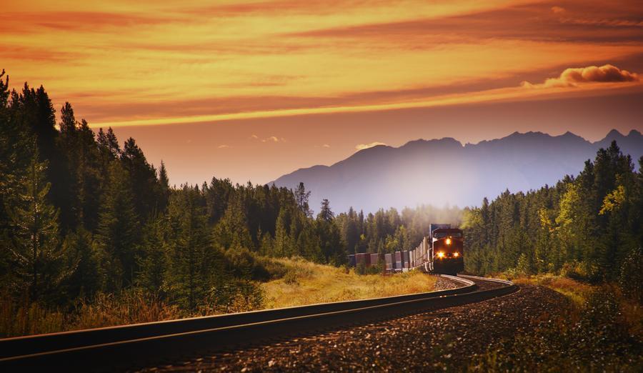 An Oncoming Train by PacificStock Wall Art