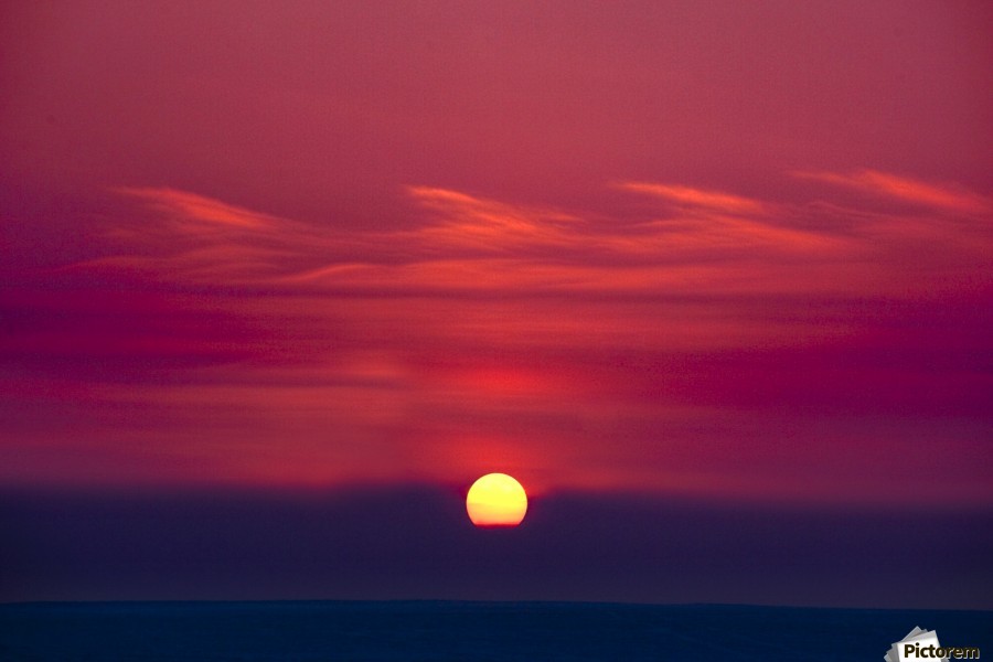 Red Sky And Sunset by PacificStock Wall Art