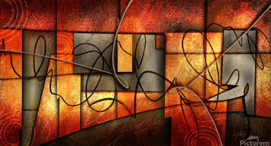 Italian coffee wall by George Bloise Wall Art