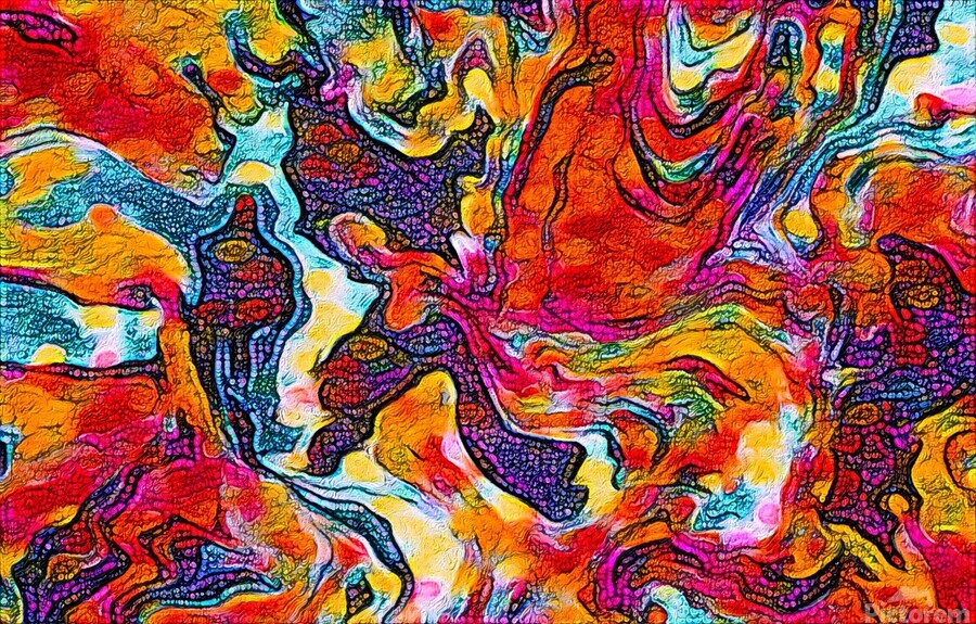 Labyrinth Color by George Bloise Wall Art