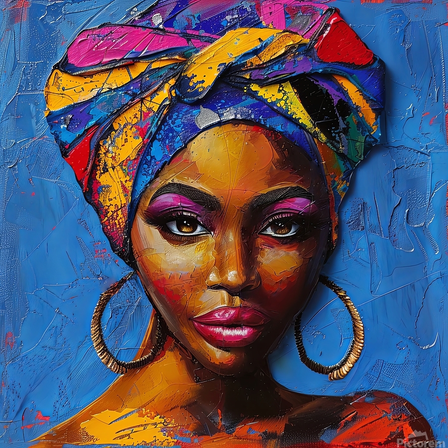 Traditional women by George Bloise Wall Art