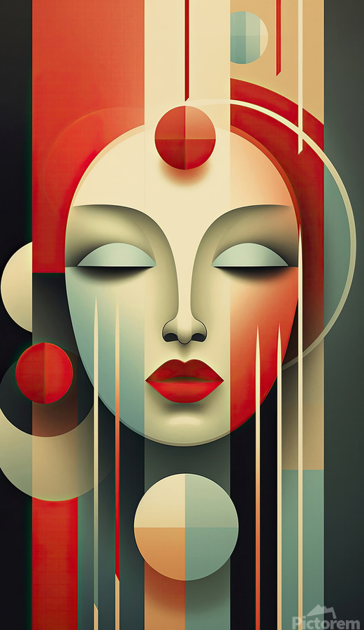 exotic woman by George Bloise Wall Art