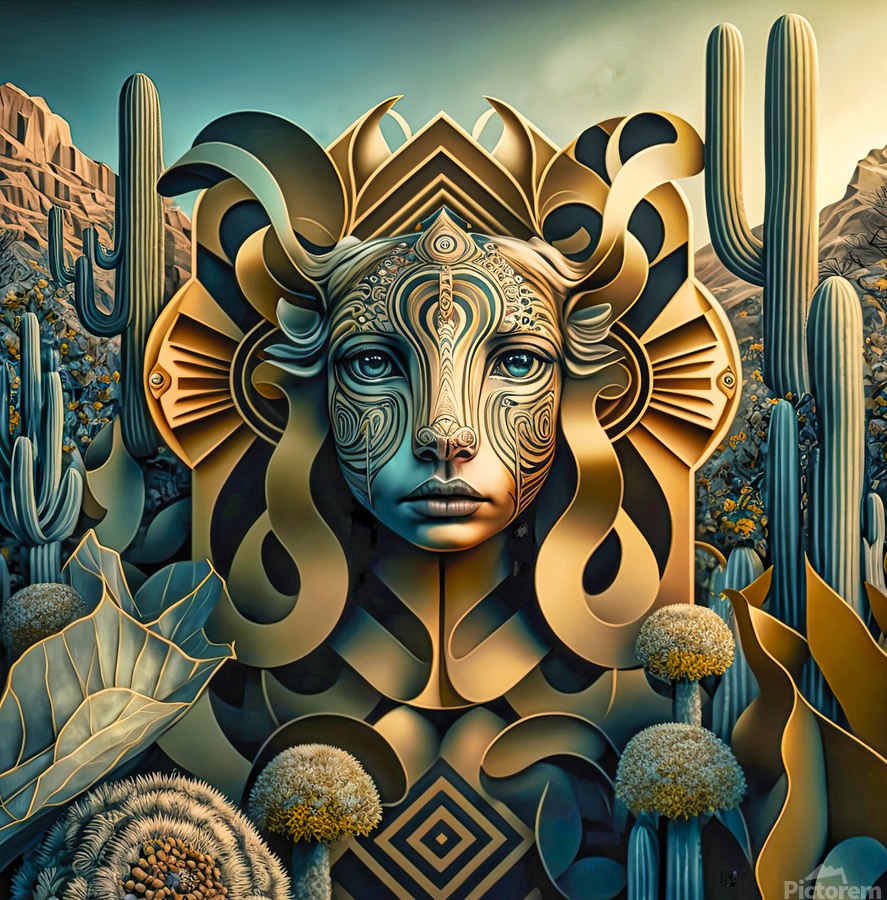 mayan kingdom by George Bloise Wall Art