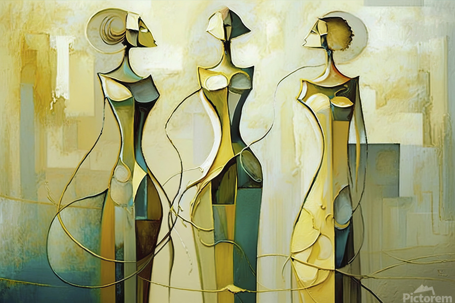 the sisters by George Bloise Wall Art