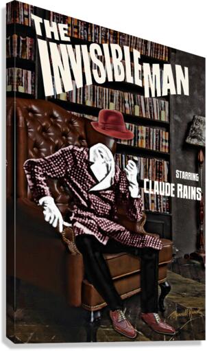 The Invisible Man Movie Portrait Print by T Channell Ramos Wall Art