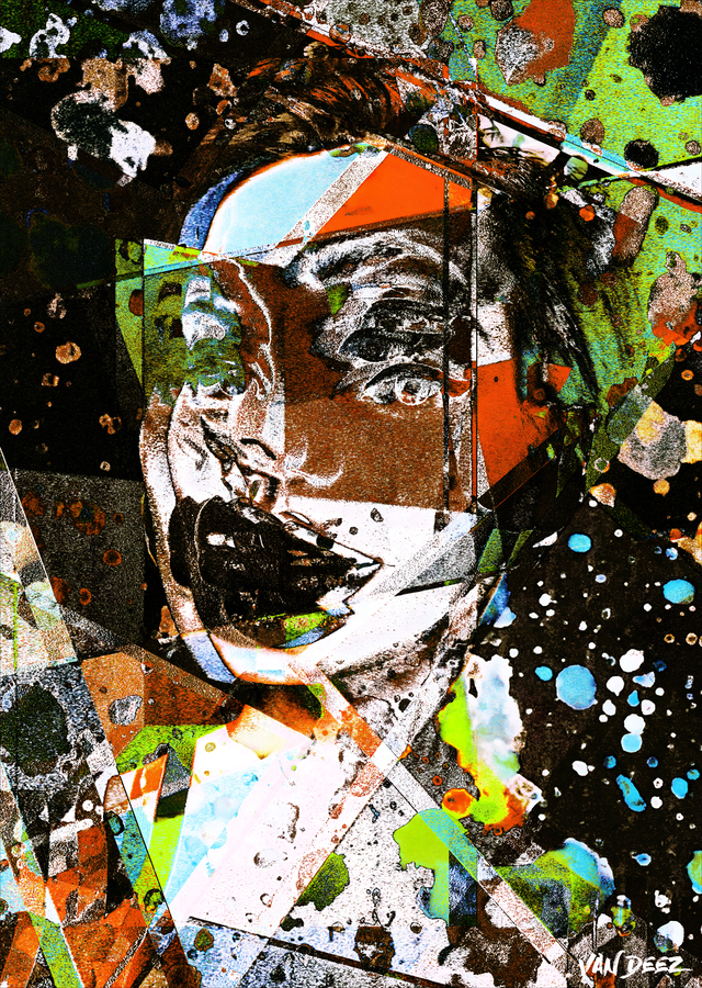 Multiple Faces by Van Deez Artworks Wall Art