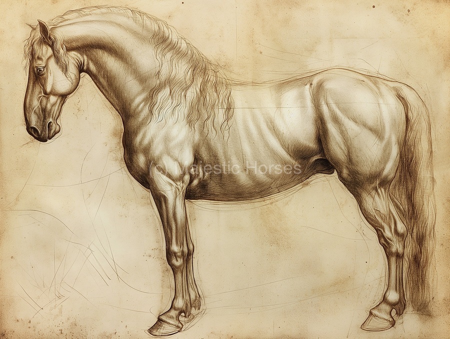 91 by Majestic Horses Wall Art