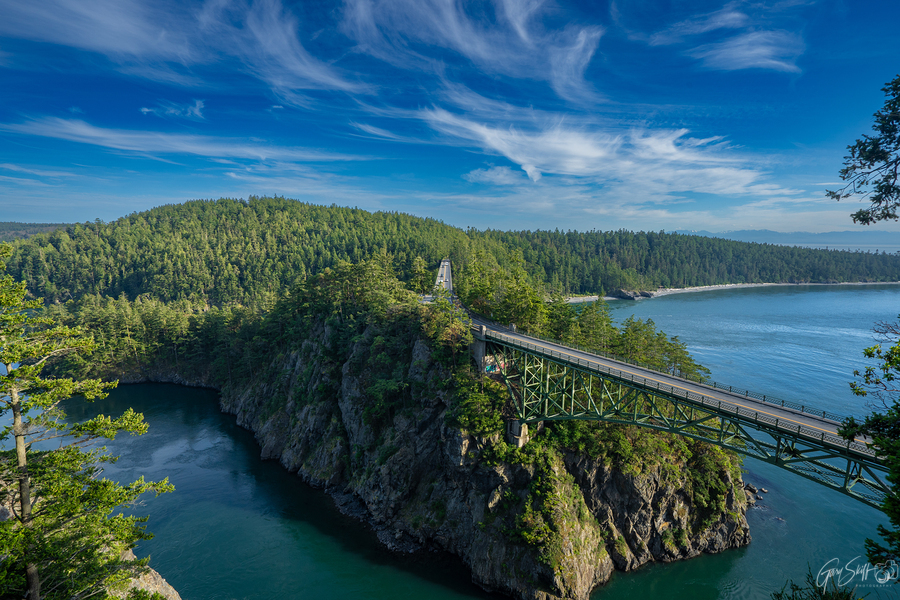 Deception Pass Bridge by Gary Skiff Photography Wall Art