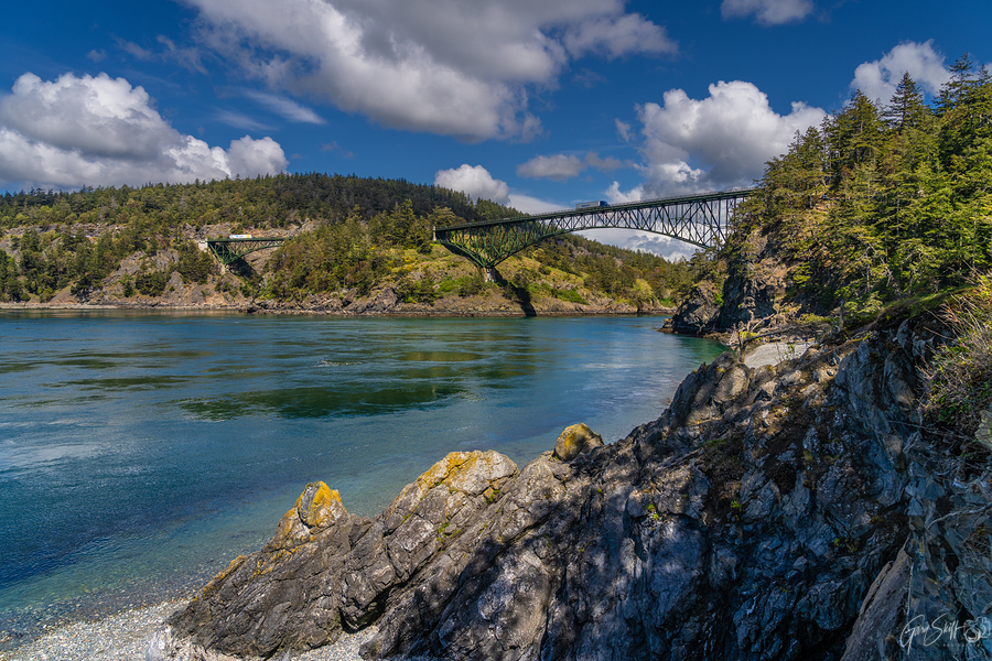 Deception Pass Bridge by Gary Skiff Photography Wall Art