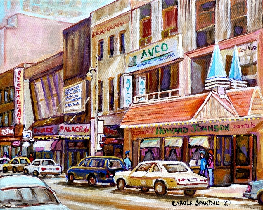 HOWARD JOHNSON RESTAURANT ON ST. CATHERINE DOWNTOWN MONTREAL by Carole ...