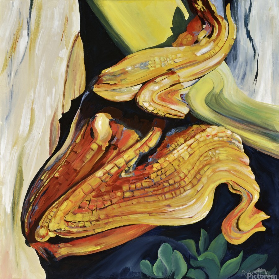 Golden Maiden by JR Rapier Wall Art