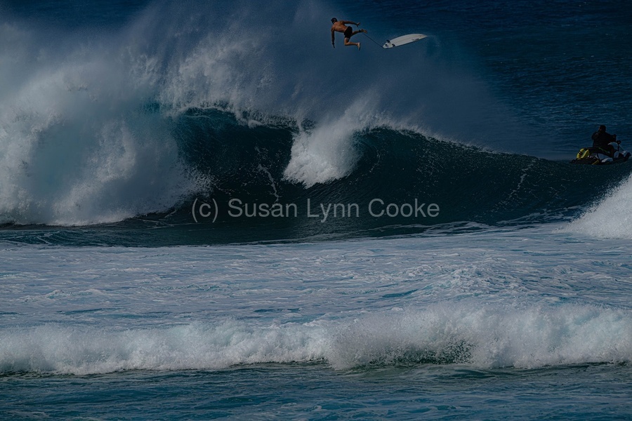 wave wonder by Susan Lynn Cooke Wall Art