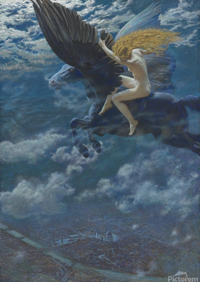 Edward Robert Hughes – Dream Idyll A Valkyrie 1902 | Symbolist ...