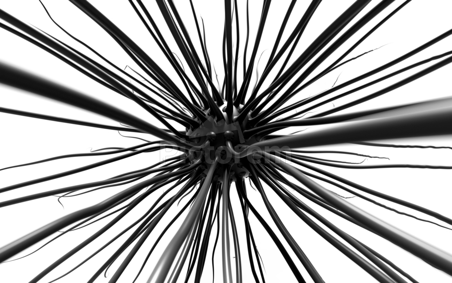 3d render abstract art with surreal 3d dark creepy spooky bacteria ...