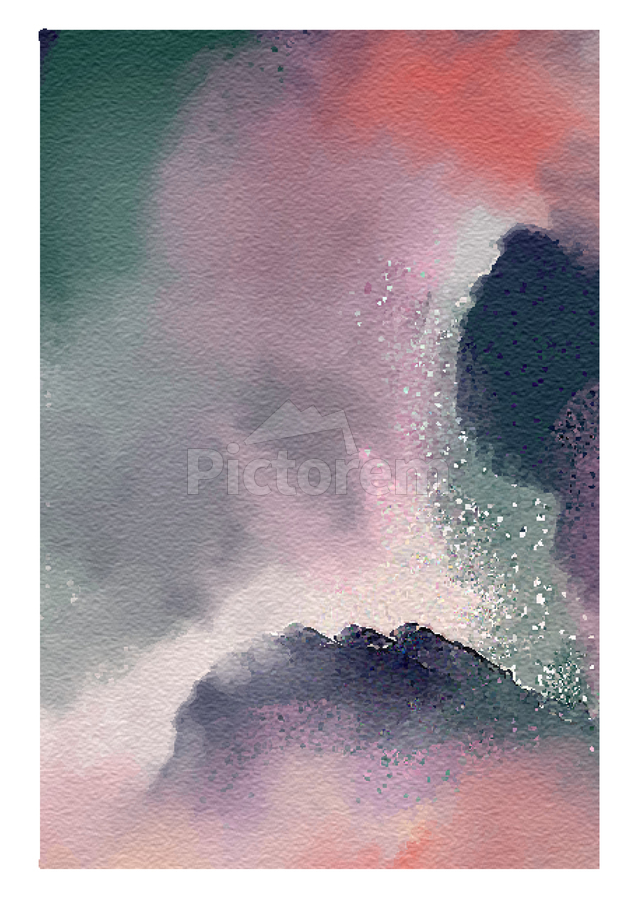 abstract moss texture background 1 by GrapyArt Wall Art