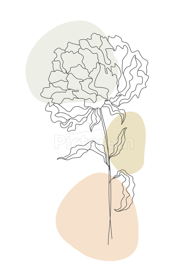 one line drawing minimalist flower illustration line art style 22 by ...
