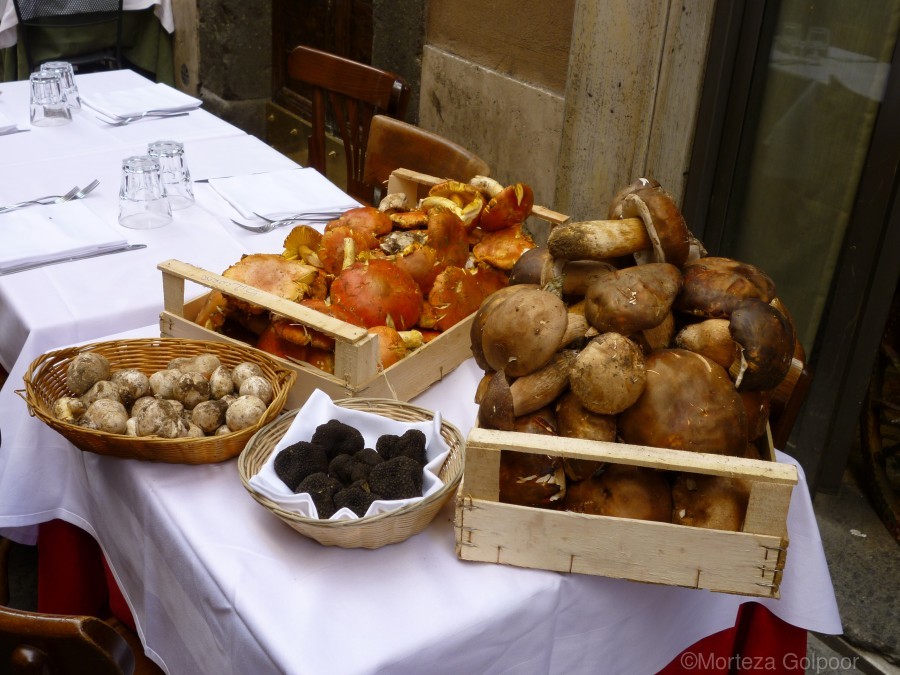 Local Restaurant Rome Italy by Morteza Golpoor Wall Art