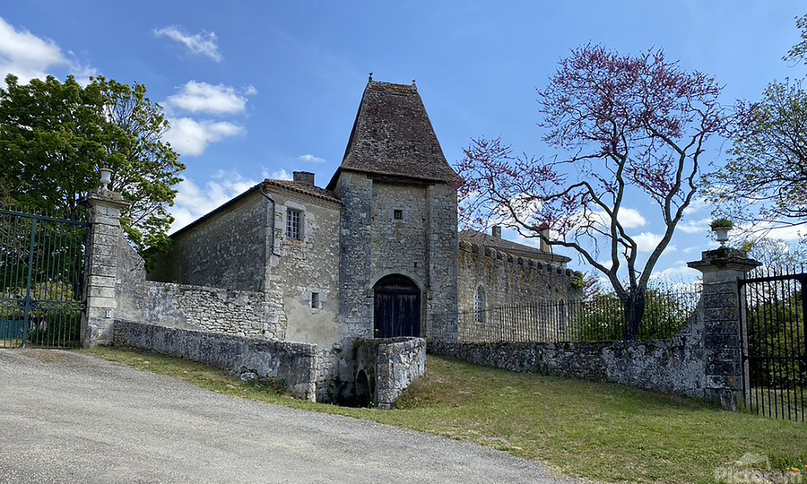 Chateau Avensac 1320 - Artist Mark Goff by Chateau Avensac Wall Art
