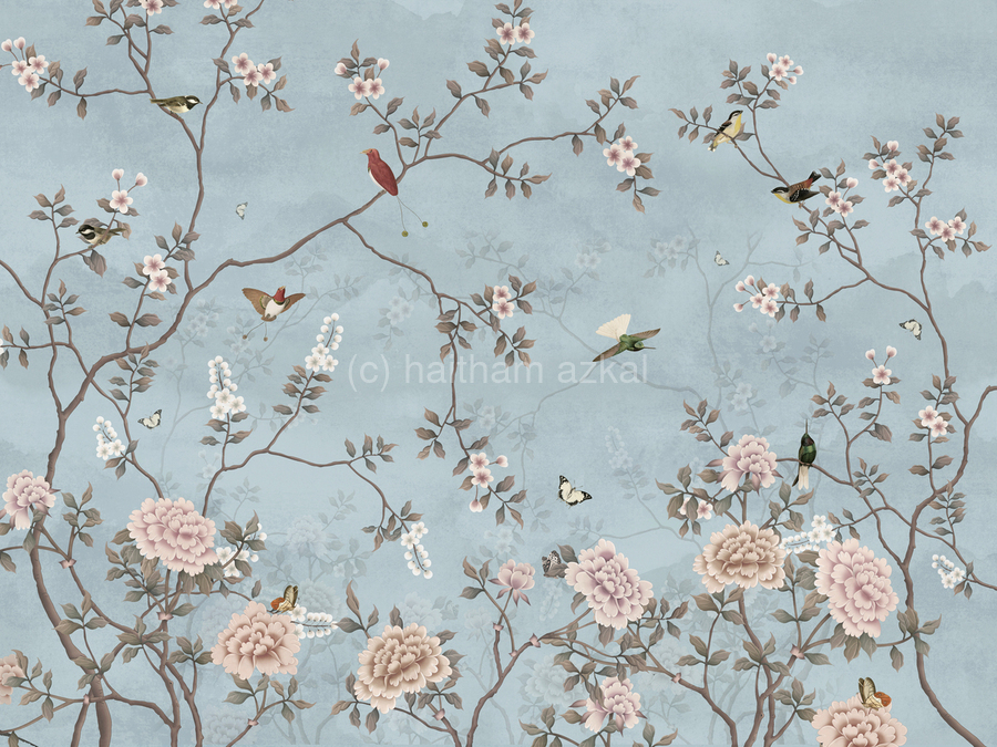 Wallpaper for the Florious Forest and Roses with par haitham azkal