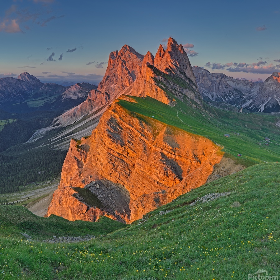 Seceda Viewpoint - Dolomites Italy by KarelStellnerPhoto Wall Art