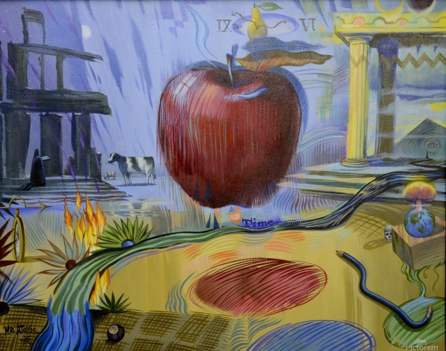 applonia_mr_atomic by Mr Atomic Art Wall Art