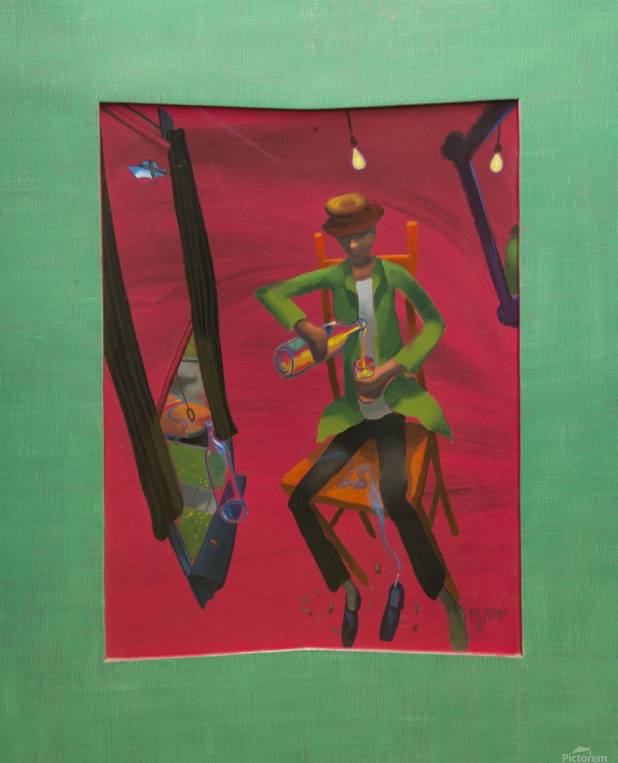 drinking_day_mr_atomic by Mr Atomic Art Wall Art