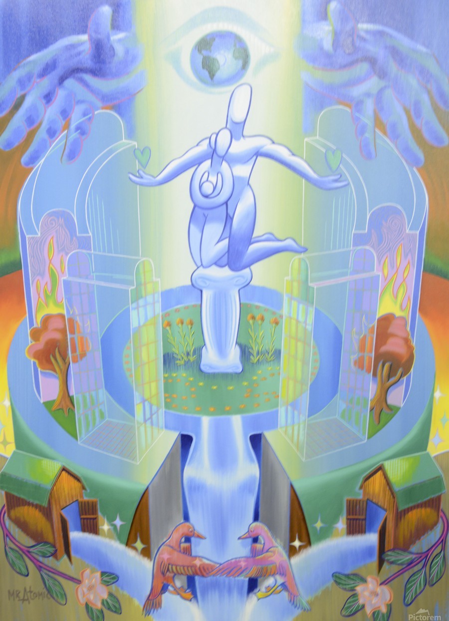 ethereal_family_mr_atomic by Mr Atomic Art Wall Art