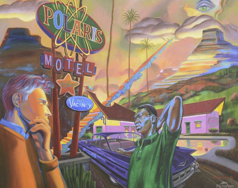 motel_polaris_mr_atomic by Mr Atomic Art Wall Art