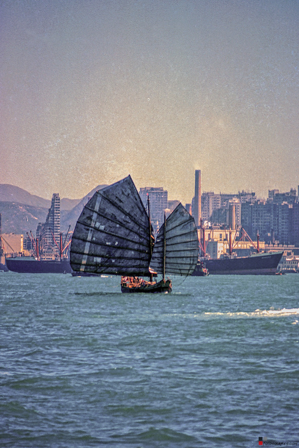 JUNK AND CARGO SHIP by FOTOSQUARES COM Wall Art