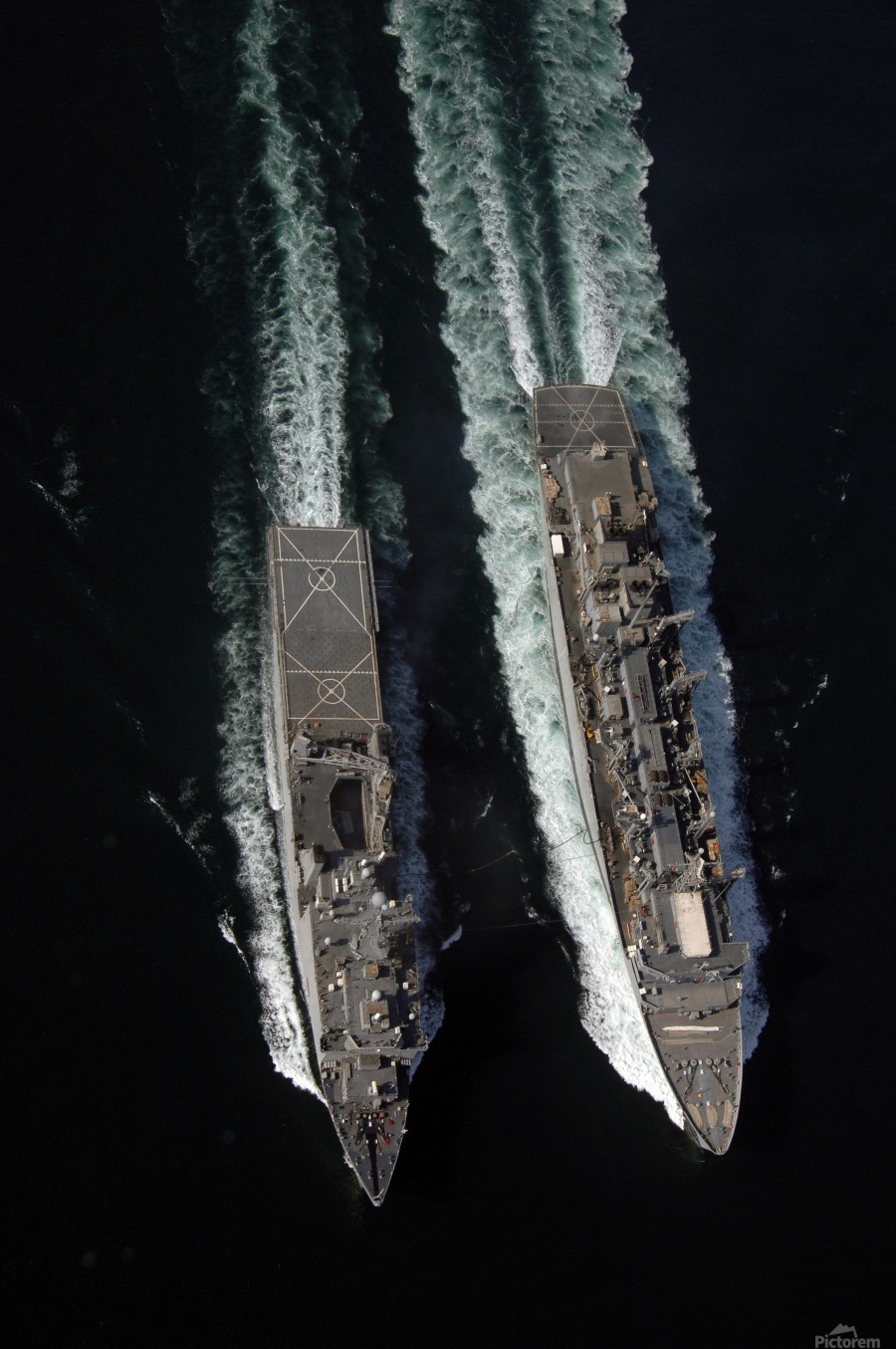 Fast combat logistic support ship USNS Supply conducts an underway ...