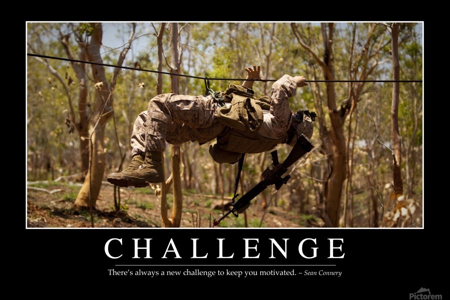 Challenge: Inspirational Quote and Motivational Poster by ...