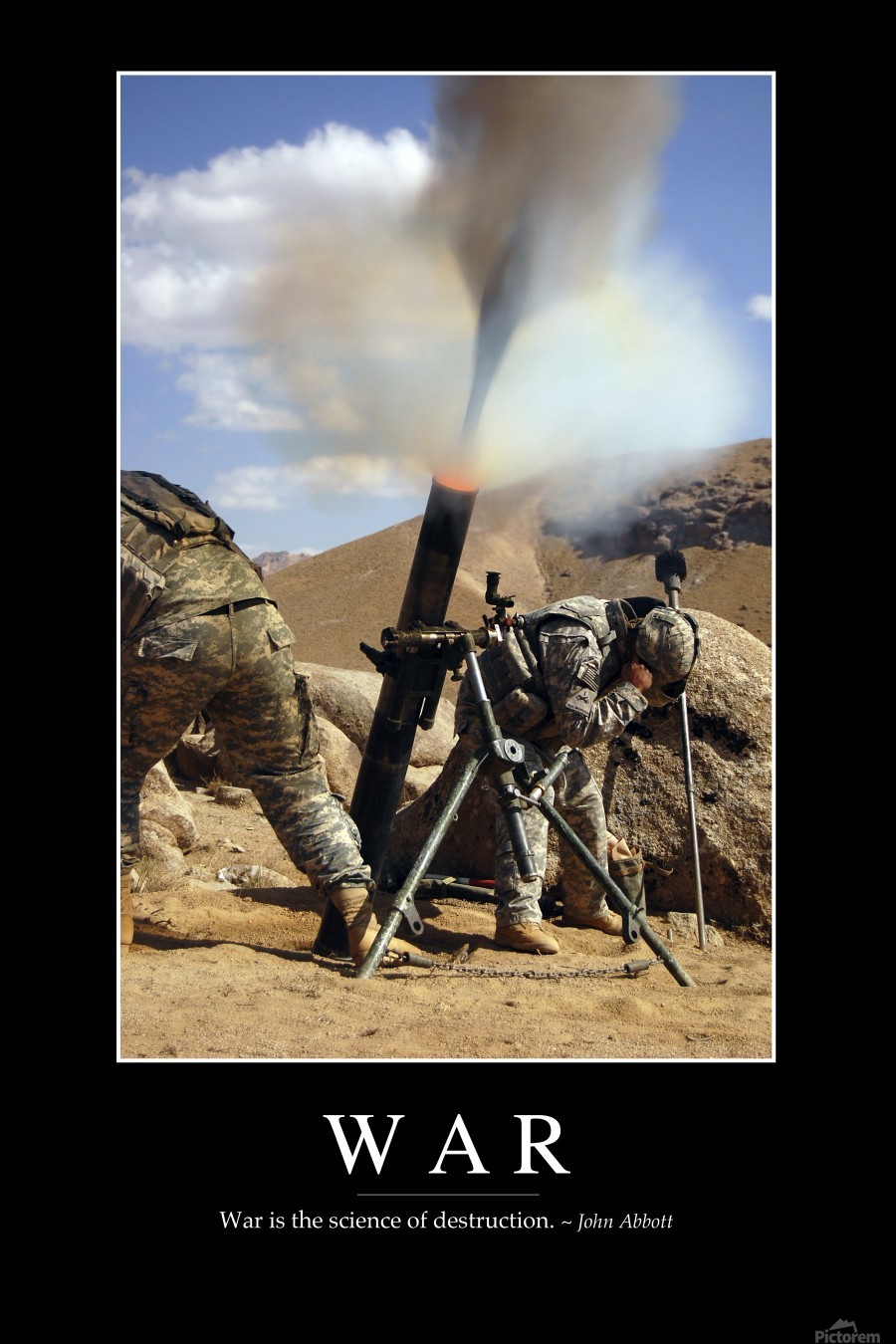 War: Inspirational Quote and Motivational Poster by StocktrekImages ...
