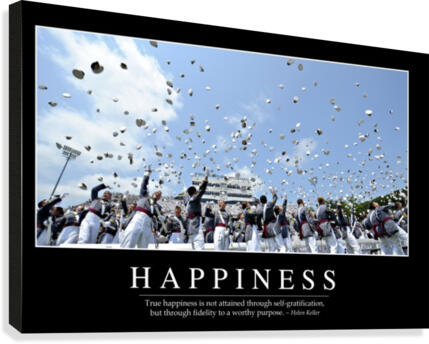 Happiness: Inspirational Quote and Motivational Poster by ...
