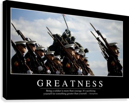 Greatness: Inspirational Quote and Motivational Poster by ...