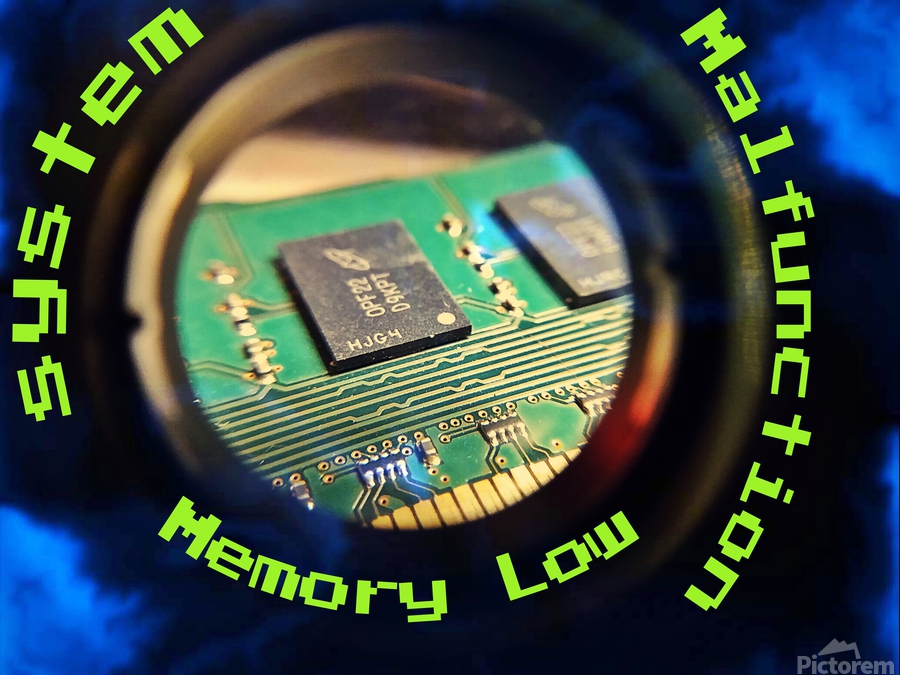 System Malfunction by Eclectic Nostalgic Dreamz Wall Art