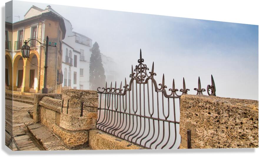 Famous Puente Nuevo Bridges Arch in Ronda historic city center by ...