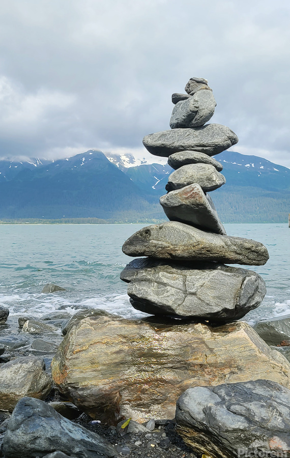 Rock Tower by W Westerholm Wall Art