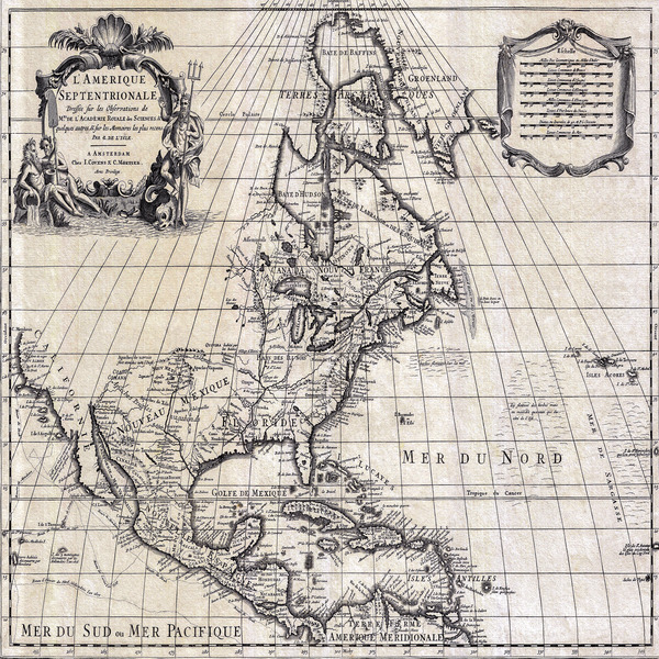 1954 mapa america maps old map 4 by artvi Wall Art